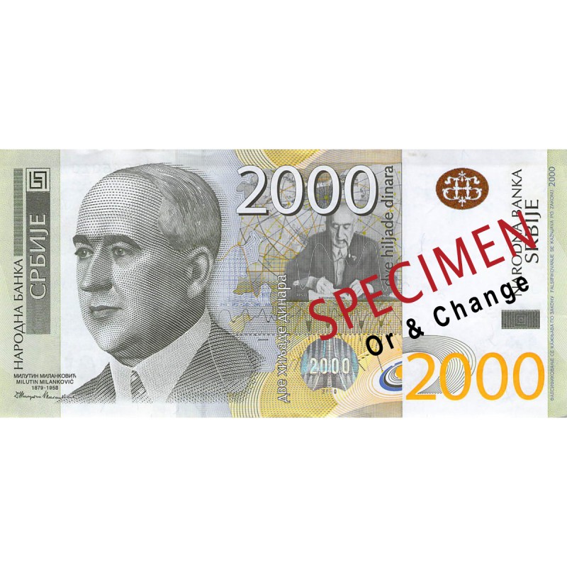 Vente de Dinars serbes RSD