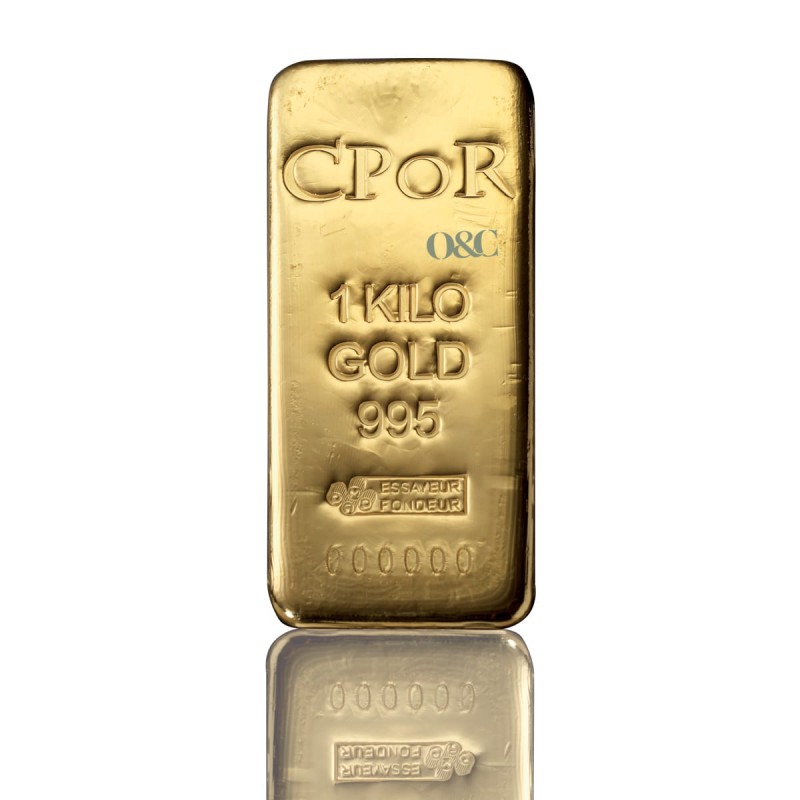 Lingot 1 kilo avec Or & Change