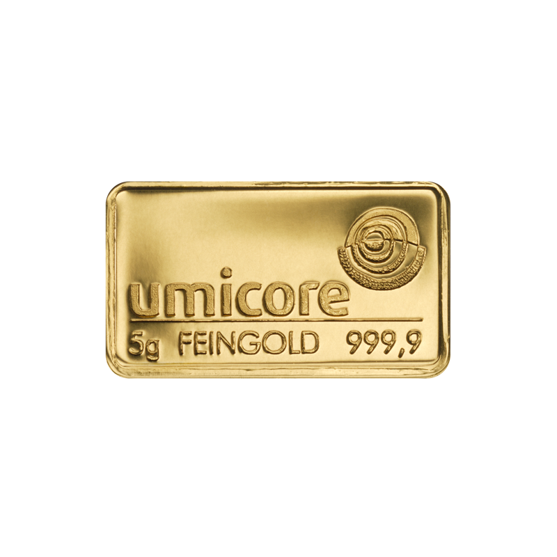 Lingotin 5 grammes avec Or & Change