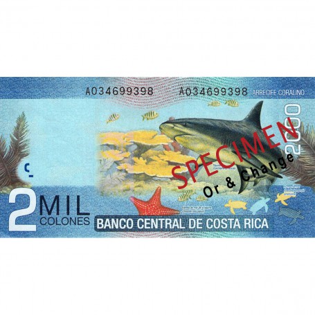 Achat Colón Costaricien en ligne ou au guichet. Livraison Gratuite des ...