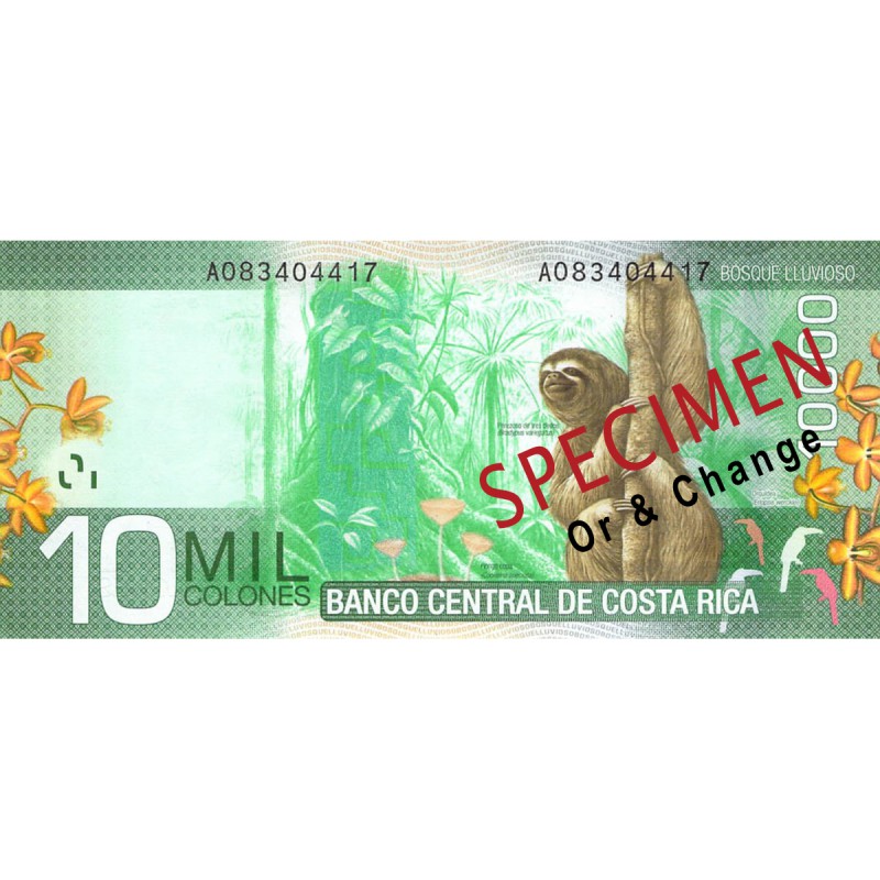 Achat Colón Costaricien en ligne ou au guichet. Livraison Gratuite des ...