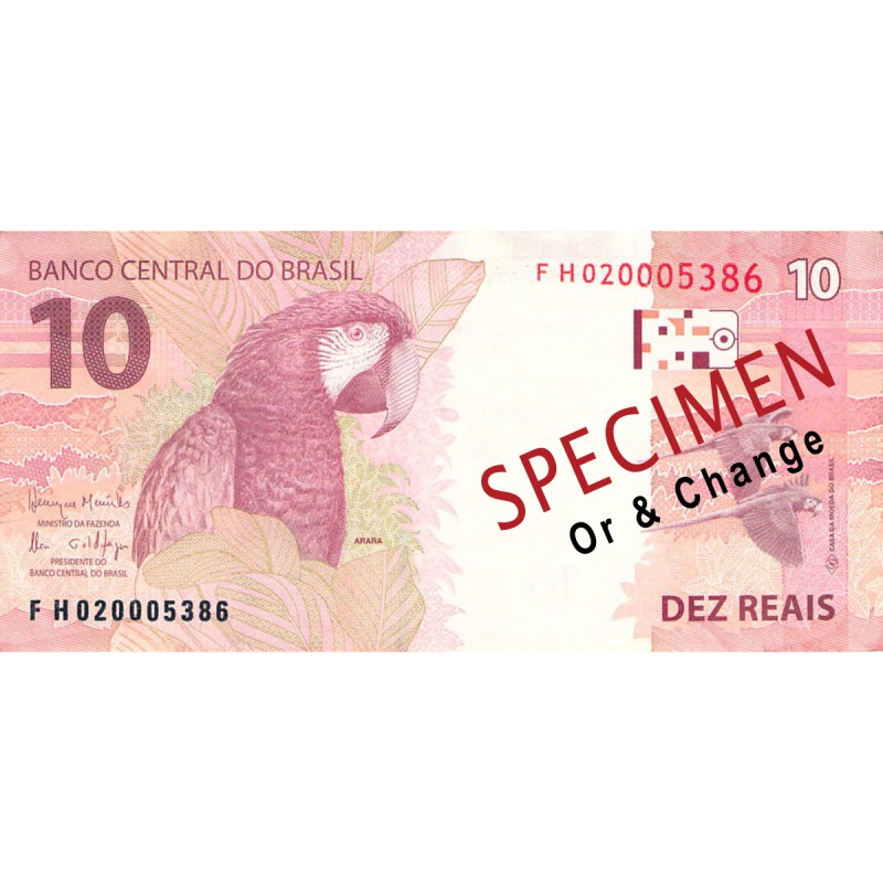 Vente des Réals Brésiliens